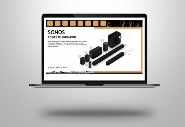 Power BI | Sonos product animation - Studio de Jager